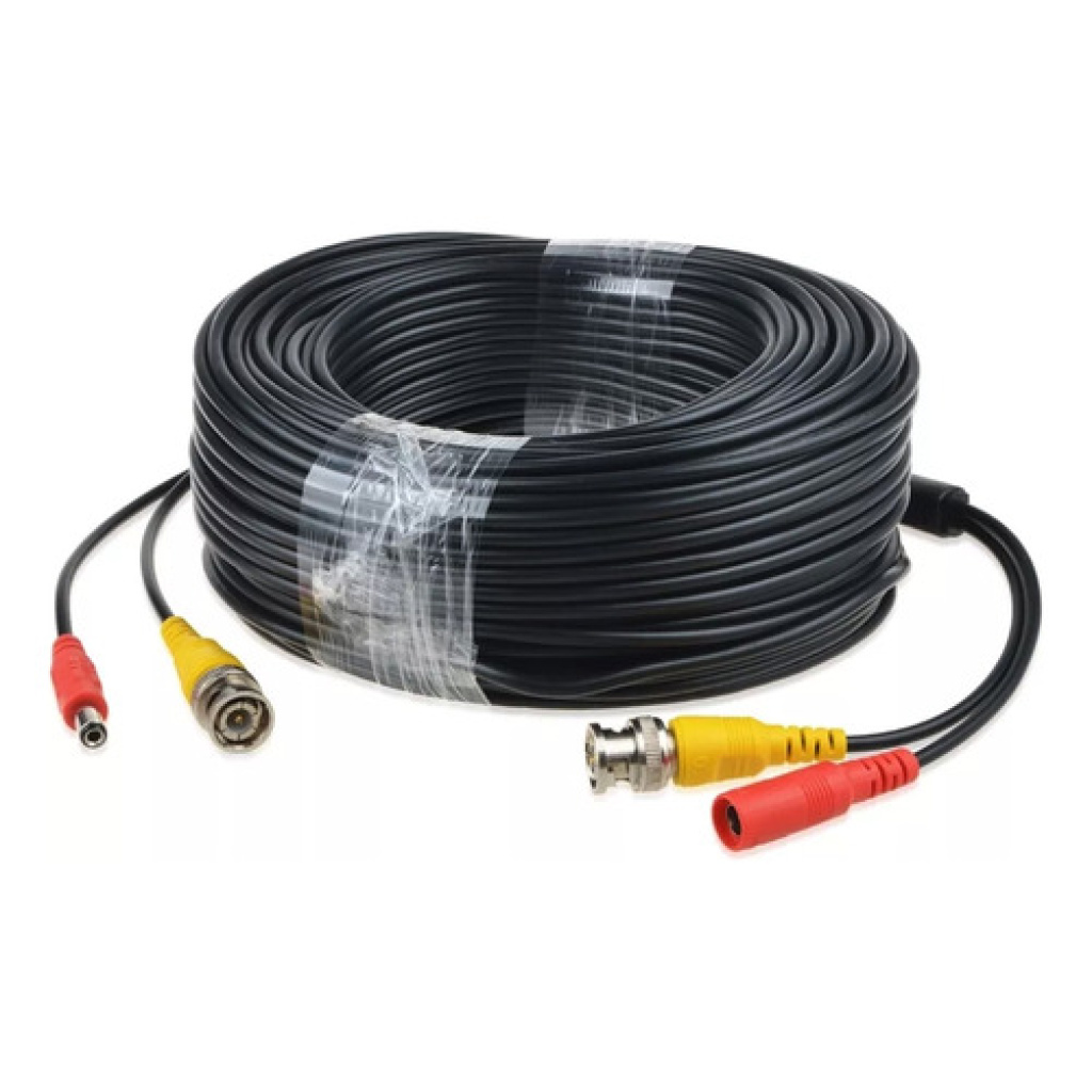 Cable 30 Mts Bnc Video + Alimentación Cámaras Seguridad Cctv ...