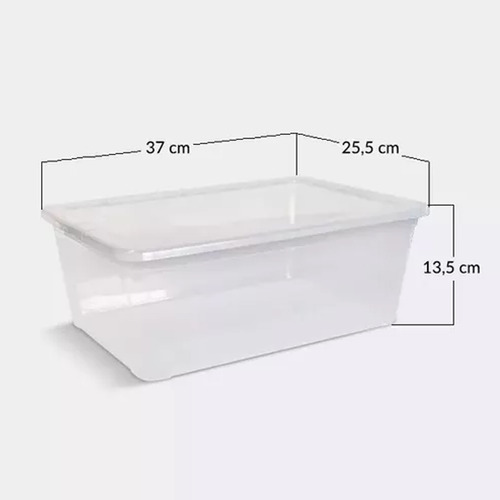 Organizador De Zapatos Caja Transparente Art 6054 Colombraro ...