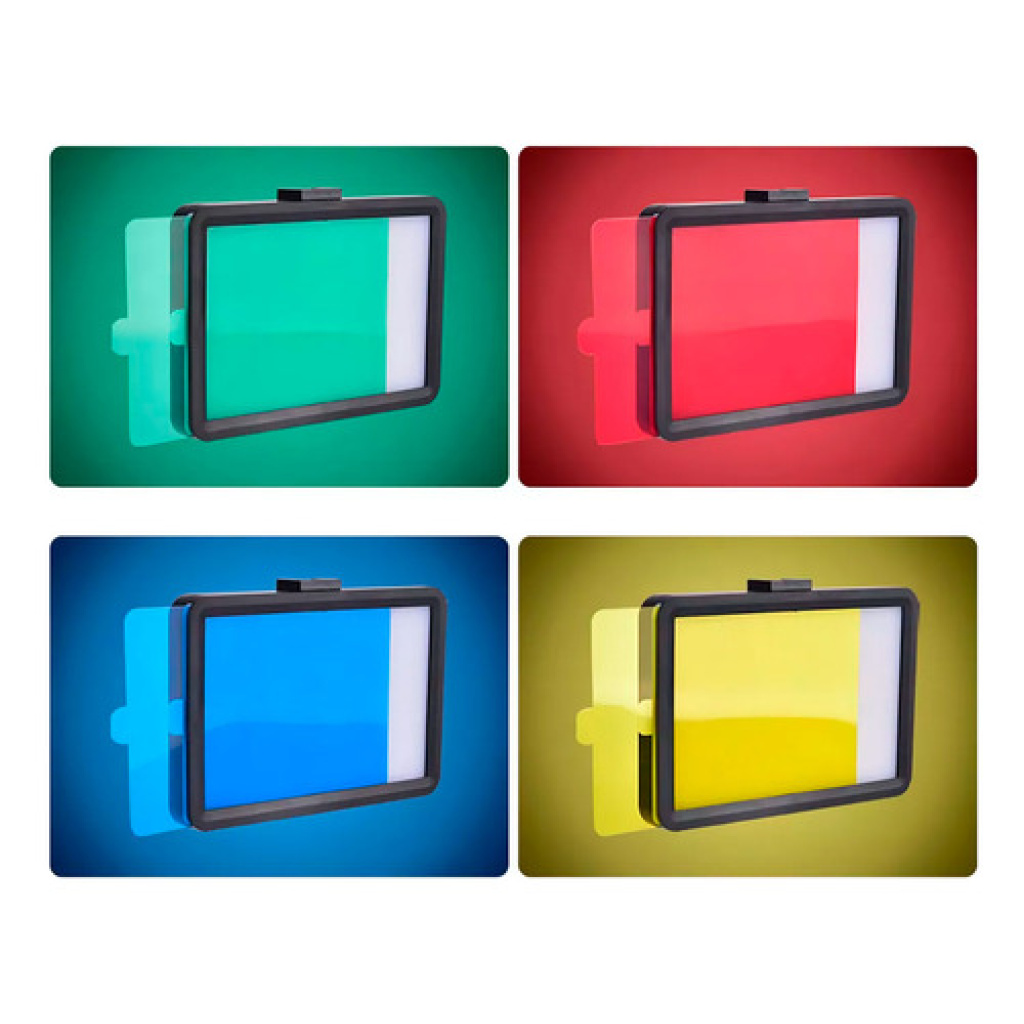 Panel fotografía LED luz estudio colores regulable 14041 ...