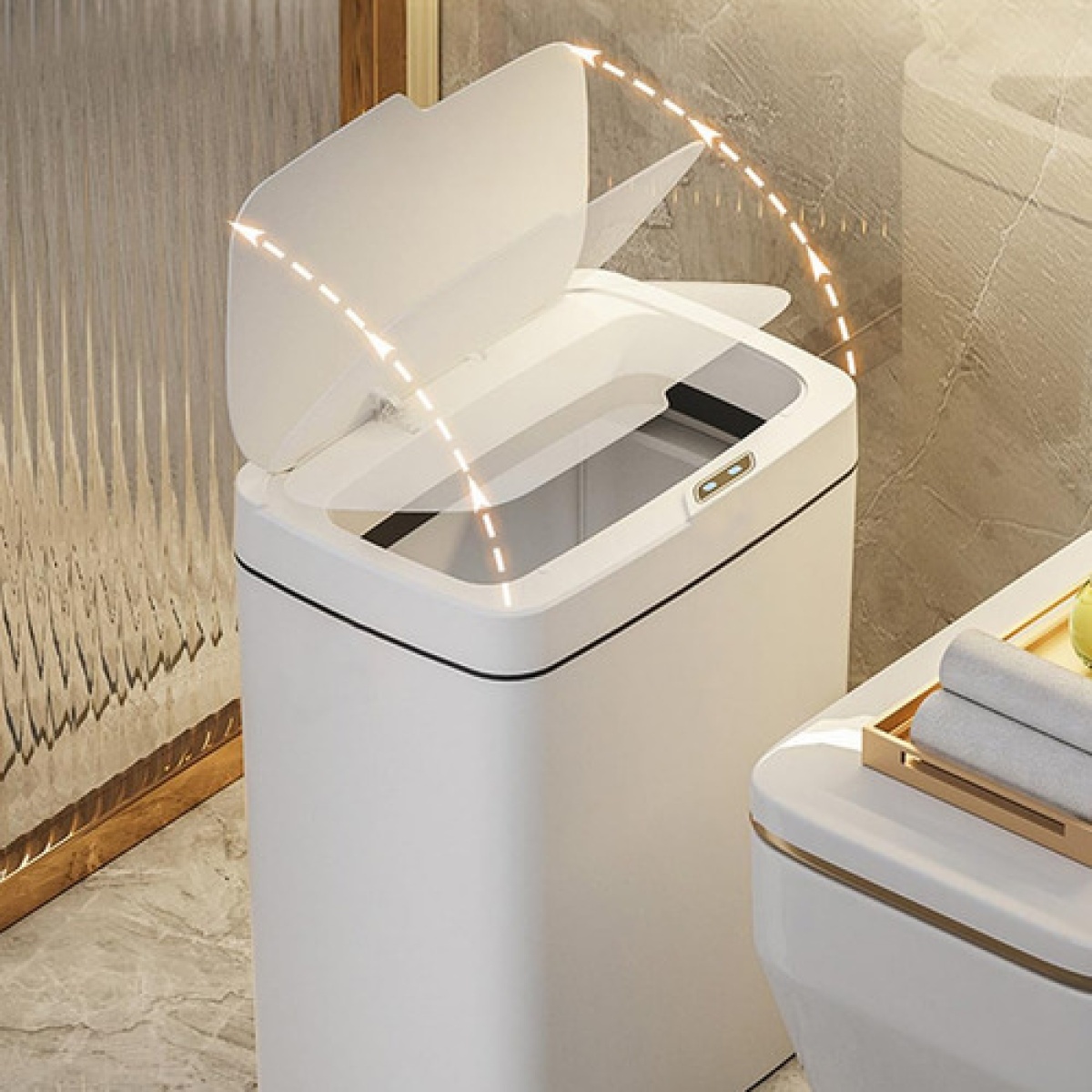 Tacho de basura automático con sensor 18 Lts - Oportunidades Vip