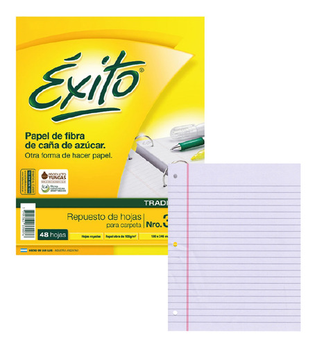 X48 Hojas rayadas éxito - Oportunidades Vip