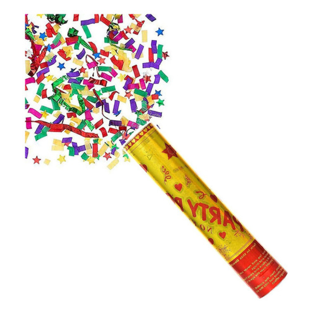Confeti Lanza Papeles Cotillón Fiesta Party Popper 37,5 Cm ...