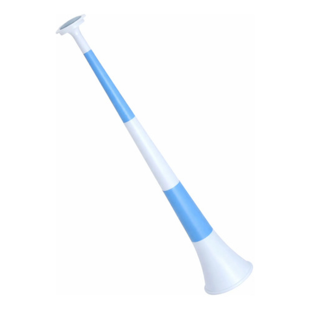 Corneta vuvuzela celeste y blanca Argentina 1880 - Oportunidades Vip